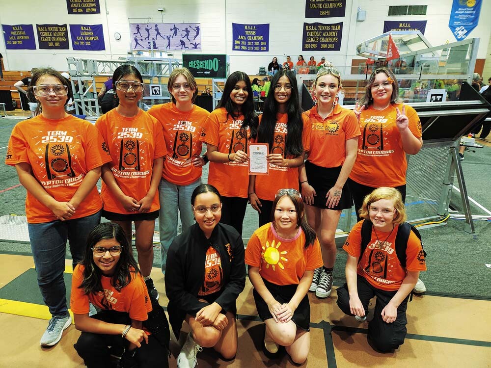 Local robotics team wins all-girl competition | TownLively