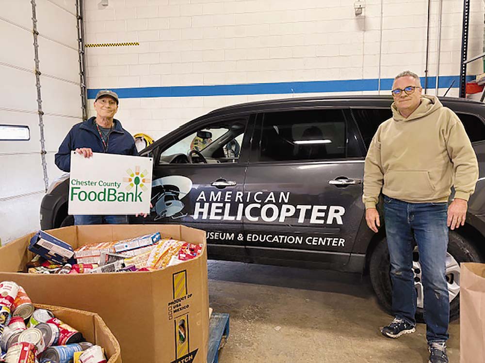 Helicopter Museum Holds Food Drive | TownLively